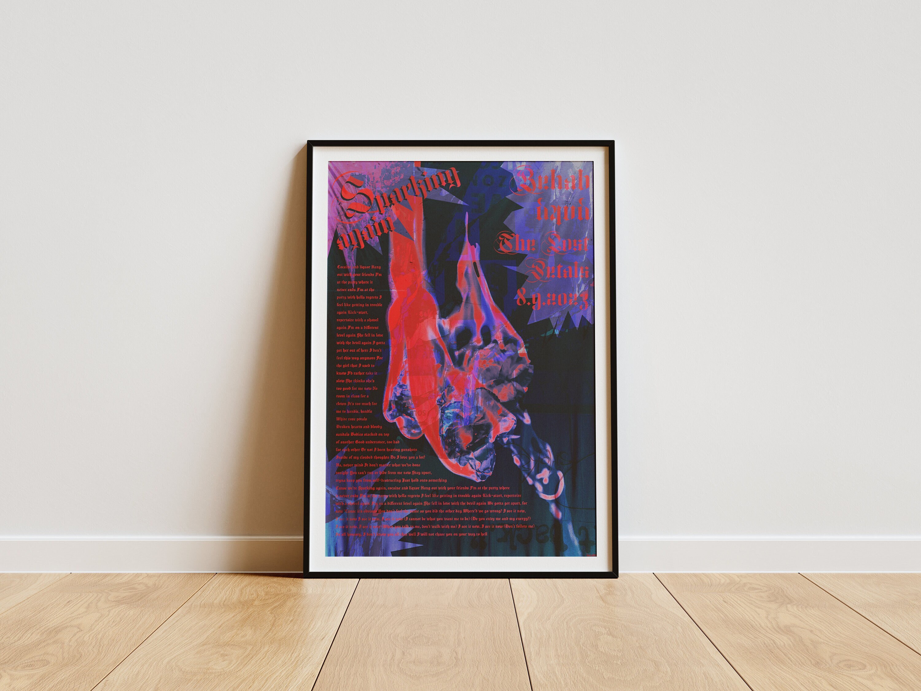 Rehab - D4vd Poster, Music Poster, D4vd Poster, Lyric Poster, Retro ...