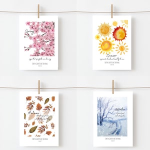 4 Seasons Gratitude Journal Prompts: Earth Connection (downloadable PDF ...
