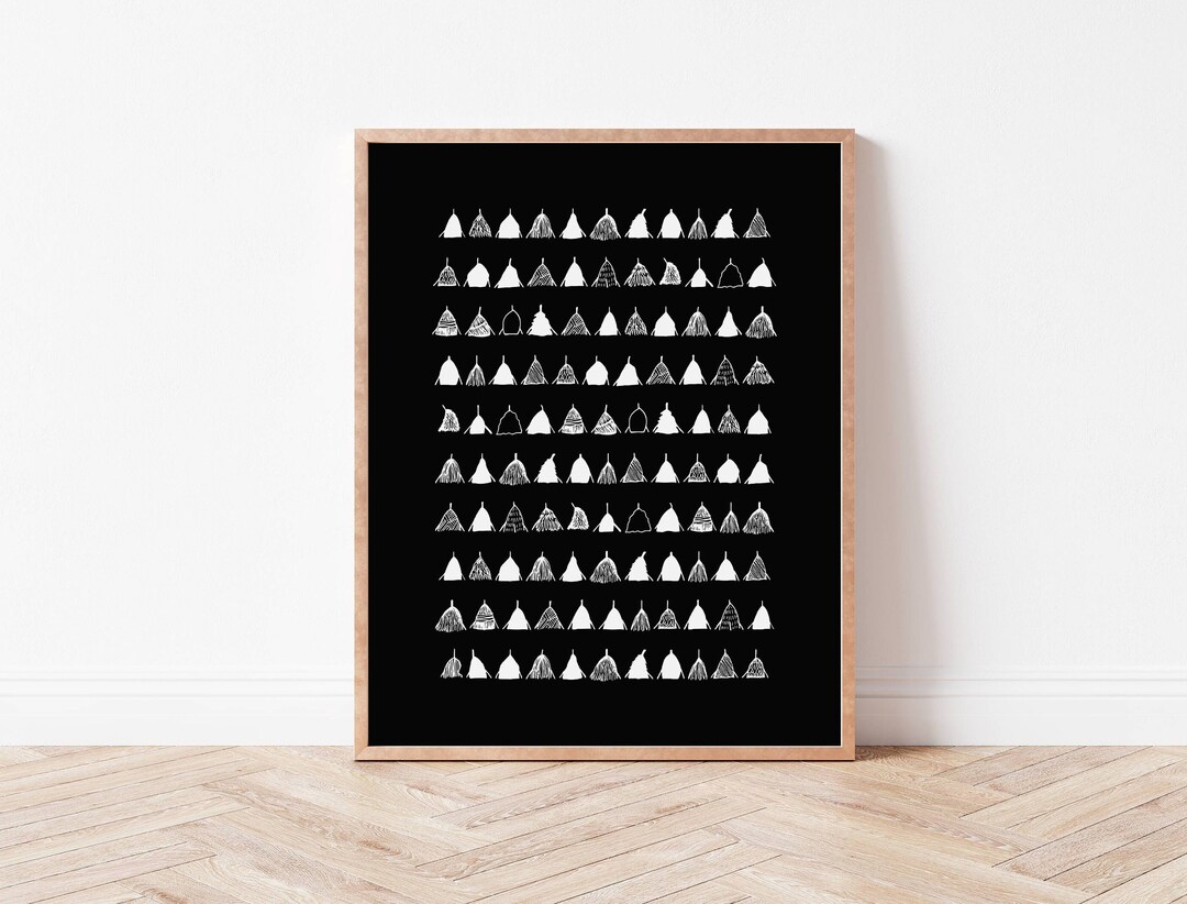 Haystack Art Print Set: Modern Farmhouse Wall Decor (digital Download ...