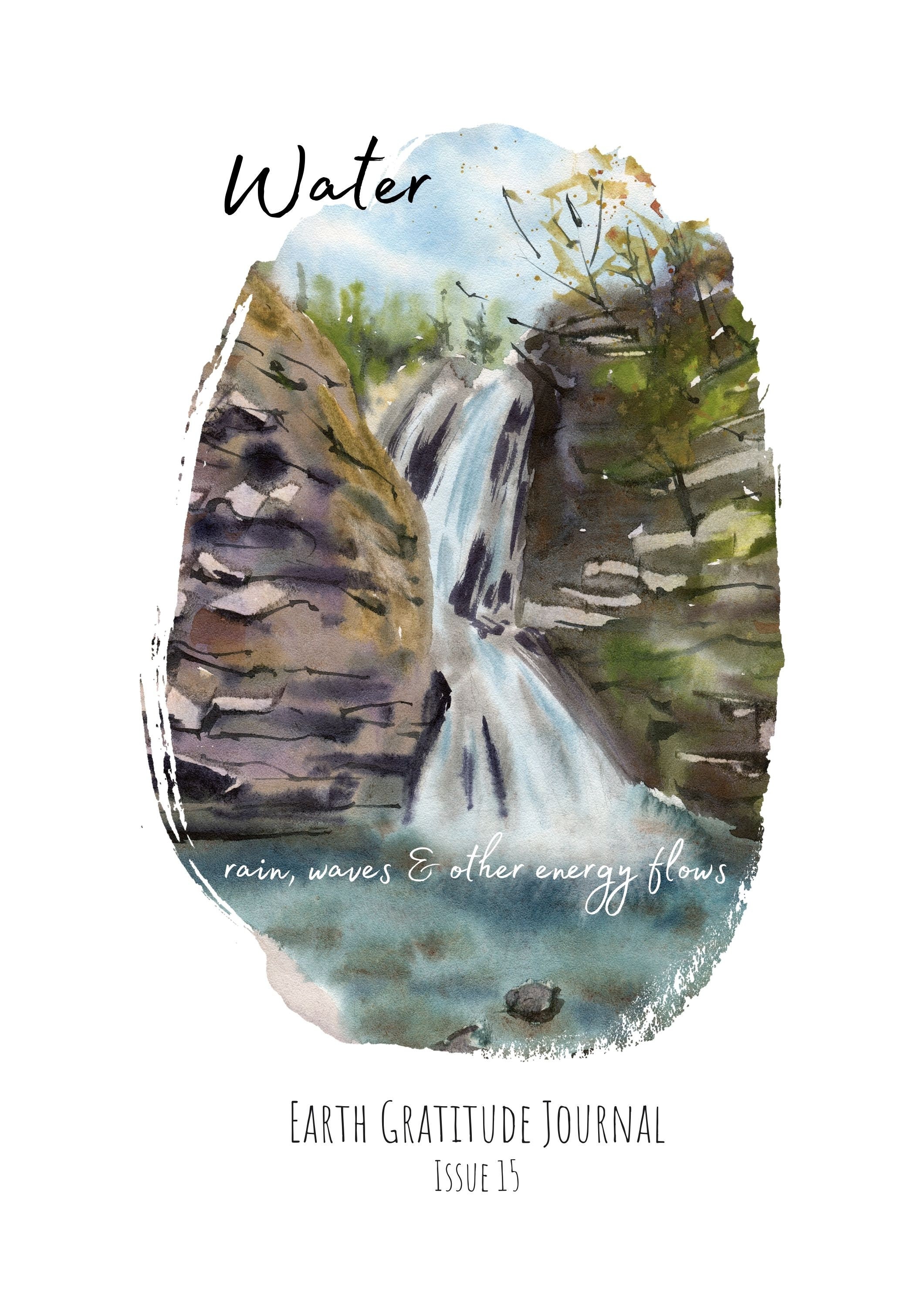 Earth Gratitude Journal Water Journal Prompts Downloadable PDF ...