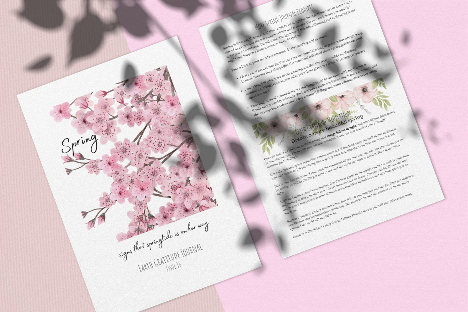 4 Seasons Gratitude Journal Prompts: Earth Connection (downloadable PDF ...