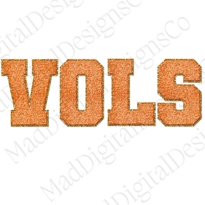 Tennessee Vols Faux Chenille Png Svg // Tennessee Vols, Go Vols, Vols ...
