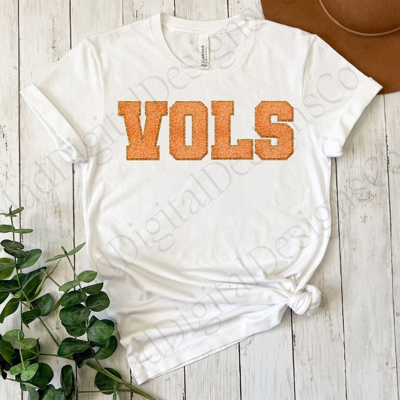 Tennessee Vols Faux Chenille Png Svg // Tennessee Vols, Go Vols, Vols ...