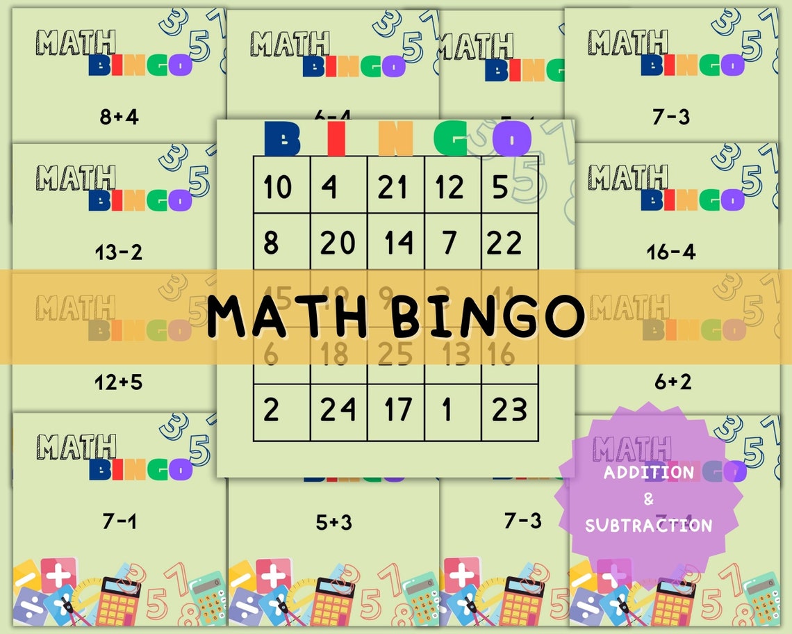 MATH Bingo, Home School Teacher, Math Teacher, School, Preschool ...