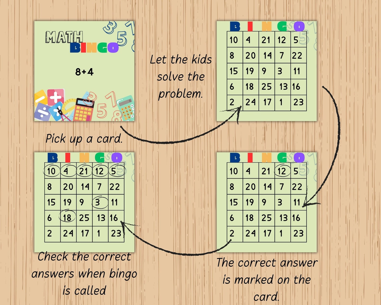 MATH Bingo, Home School Teacher, Math Teacher, School, Preschool ...