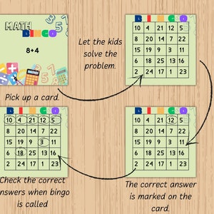 MATH Bingo, Home School Teacher, Math Teacher, School, Preschool ...