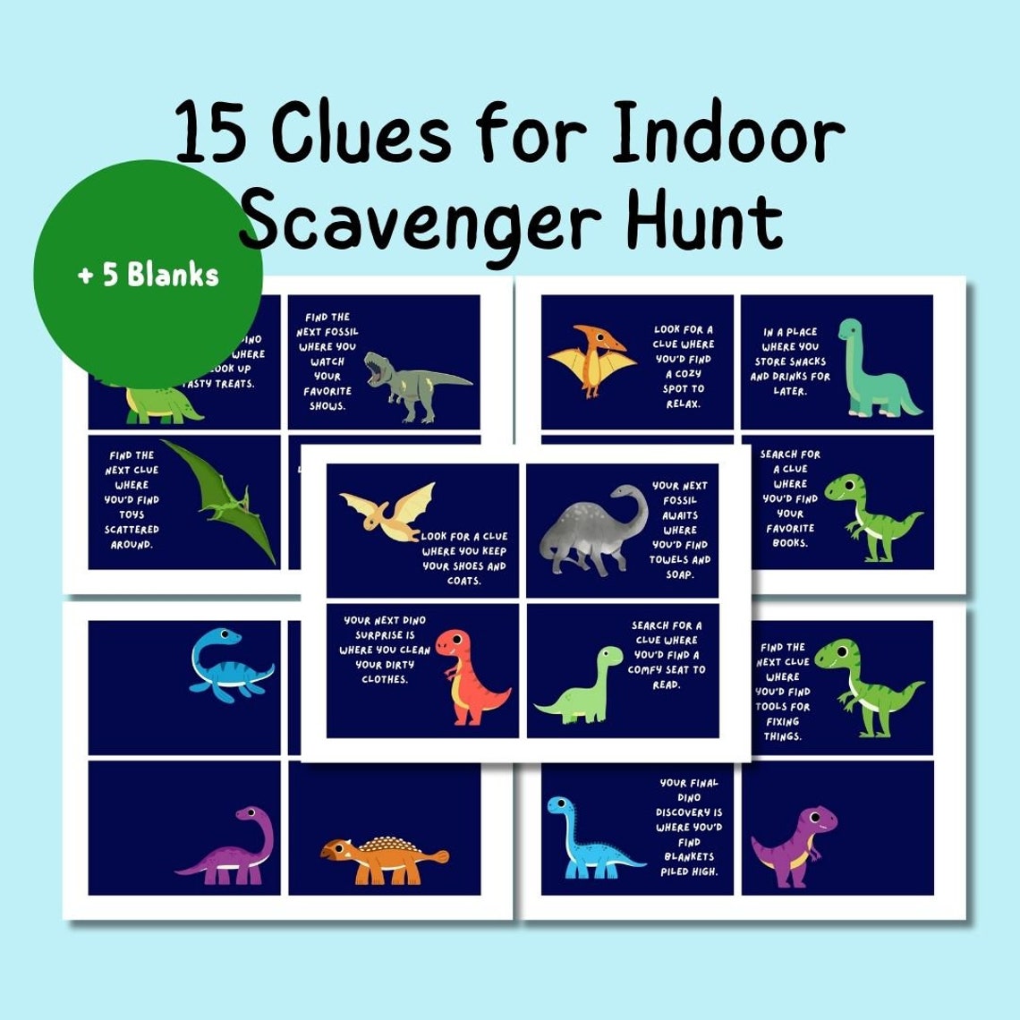 Dinosaur Scavenger Hunt, Indoor Scavenger Hunt, Outdoor Scavenger Hunt ...