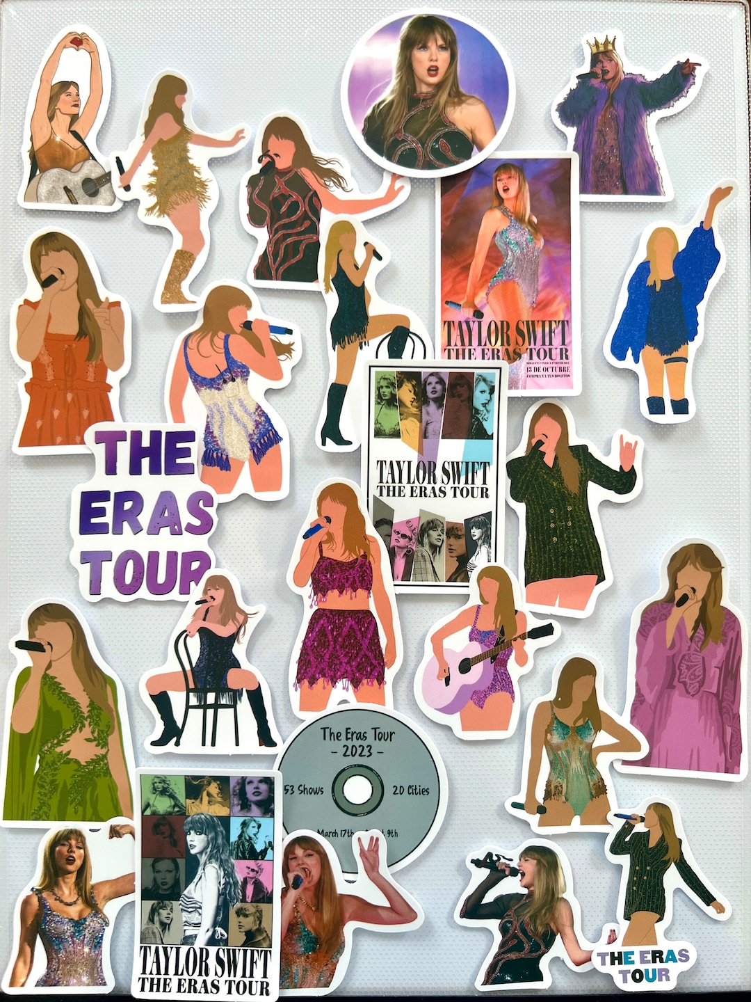 50 Pc. Taylor Swift, Eras Tour-inspired Stickers, Decals - Etsy