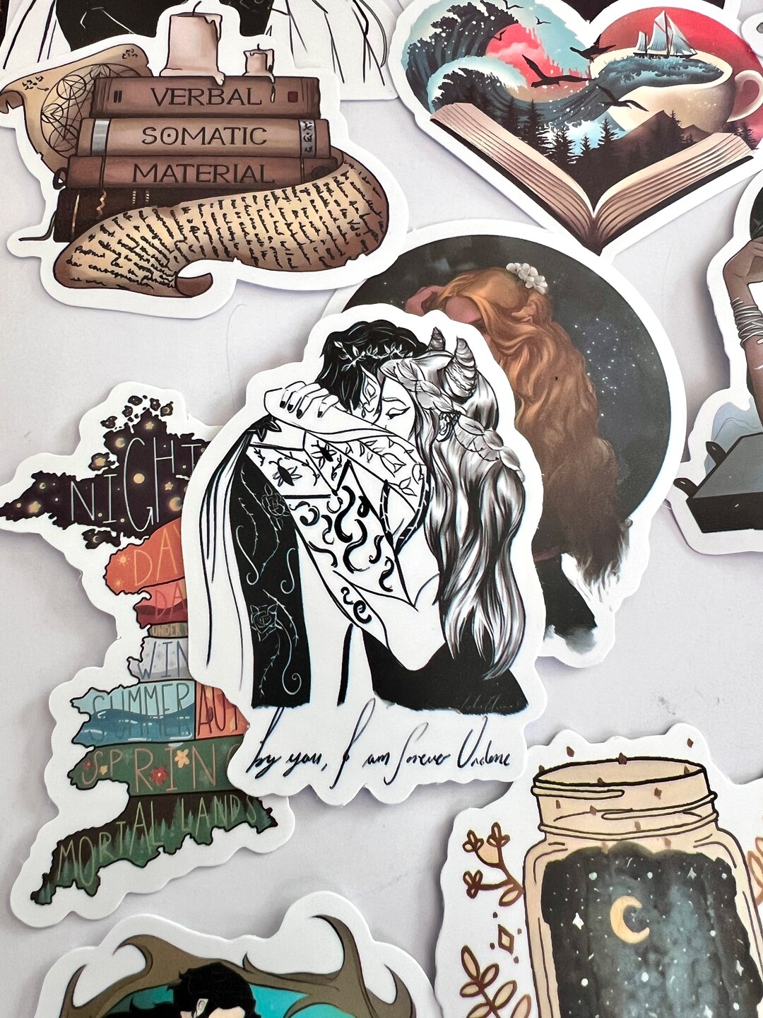 50 Pc. ACOTAR Stickers, Book Lover, Sarah J. Mass Books - Etsy