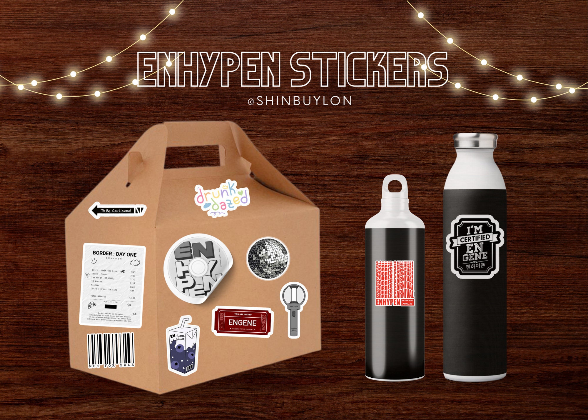 100+ Enhypen Digital Stickers Pack | Kpop Sticker Set | Enhypen Labels ...