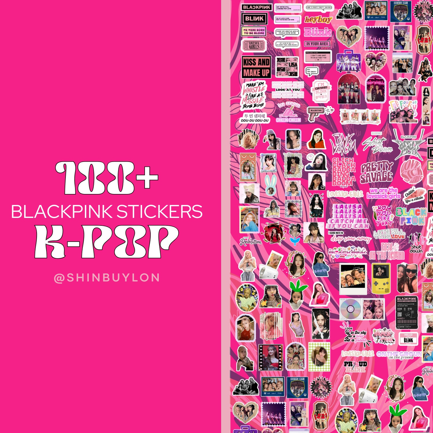 100+ Blackpink Stickers K-POP | DIY Personalization Sticker Pack ...