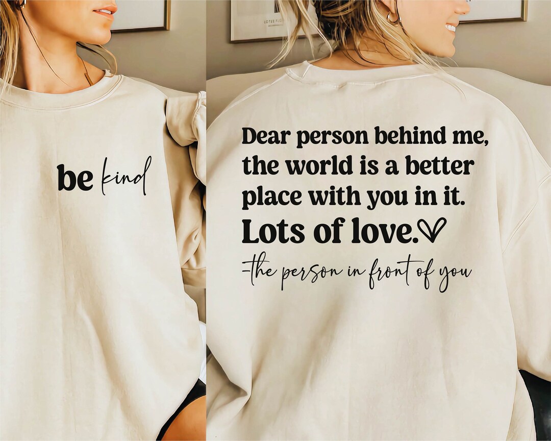 Dear Person Behind Me SVG, You Matter Svg Png, Positive Quotes Svg ...