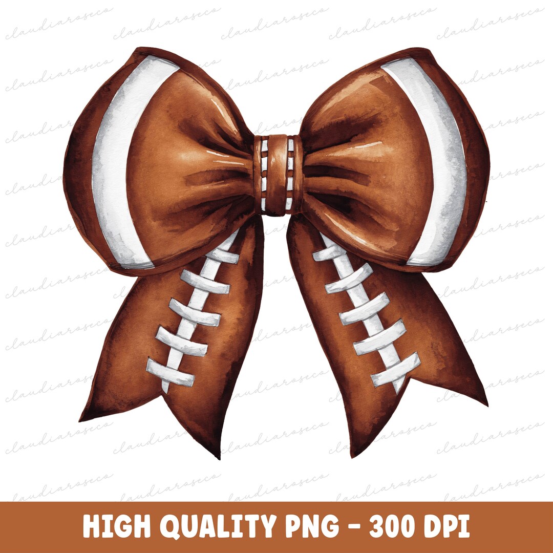 Coquette Football Png, Football Bow Png, Football Mom Png, Football Png ...
