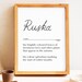 Yutori Calligraphy Japanese Word Definition | Handmade Wall Art Print ...