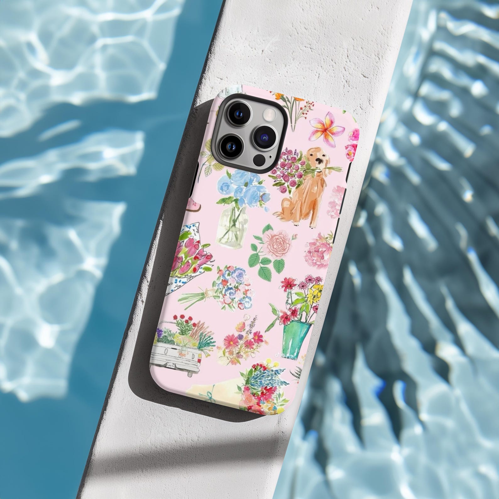 Floral Phone Case: Spring Summer Pastel iPhone & Samsung - Etsy