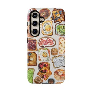 Breakfast Foodie Phone Case, Playful Collage Design - Etsy