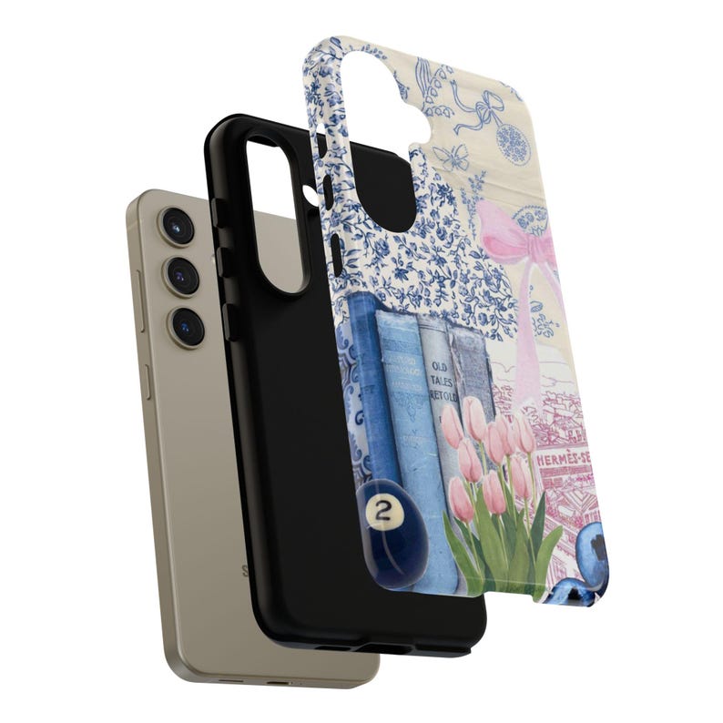 Vintage Coquette Phone Case, Floral Collage - Etsy