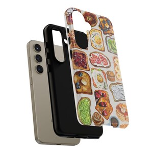 Breakfast Foodie Phone Case, Playful Collage Design - Etsy