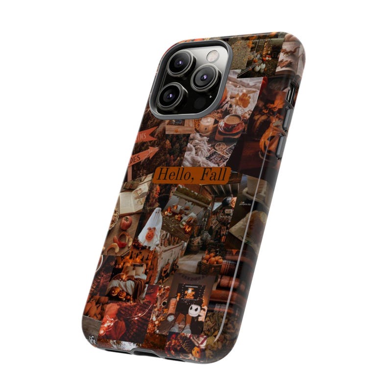 Fall Collage Phone Case, Autumn Aesthetic Design - Etsy