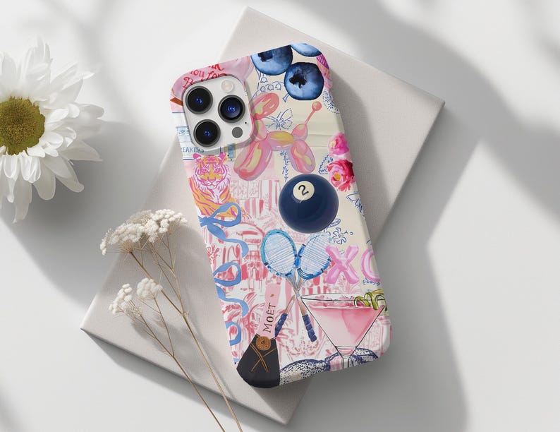 Pink Coquette Collage Phone Case, Preppy and Cute Aesthetic, iPhone 16 ...