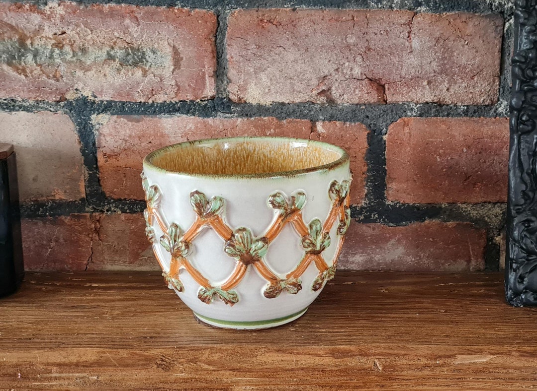 Vintage Italian Ceramic Planter Retro Flower Pot Vintage Plant Pot Made ...