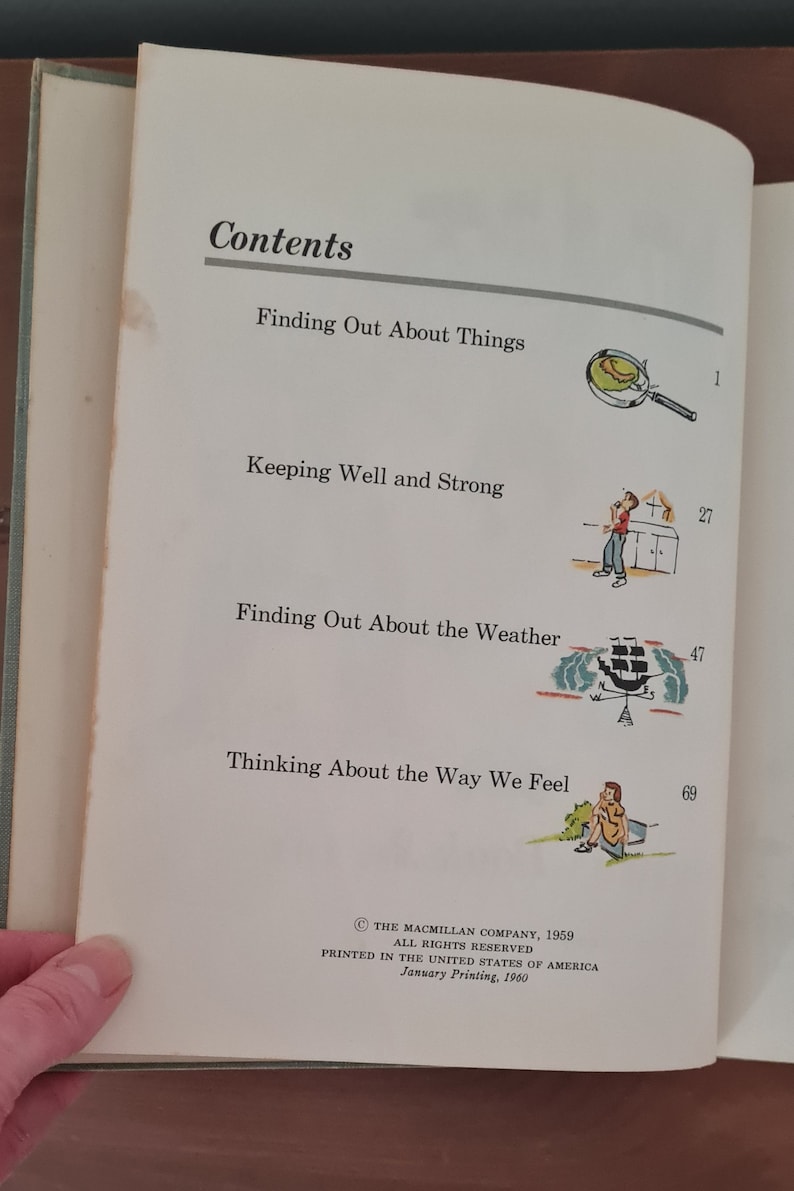 Vintage School Textbook, the Macmillan Science Life Series, 1959 ...