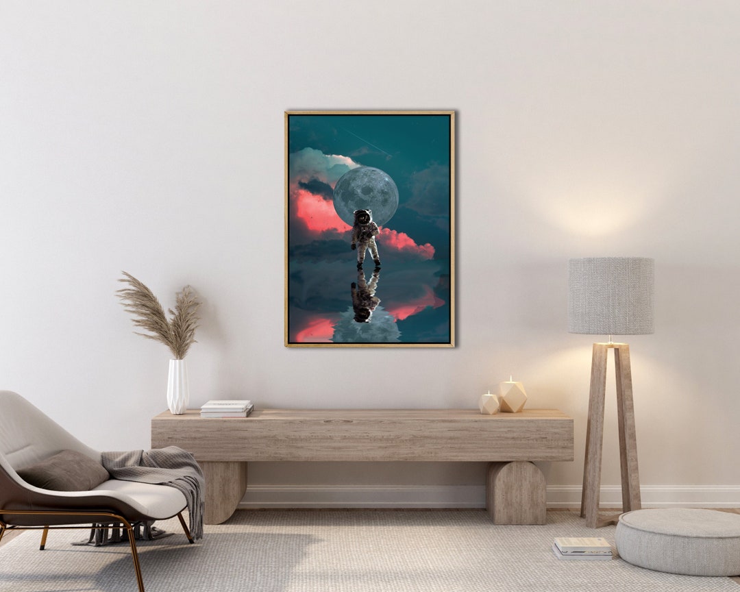 Space Art, Astronaut, NASA, Home Bedroom Bar Mancave Decor,trending Now ...