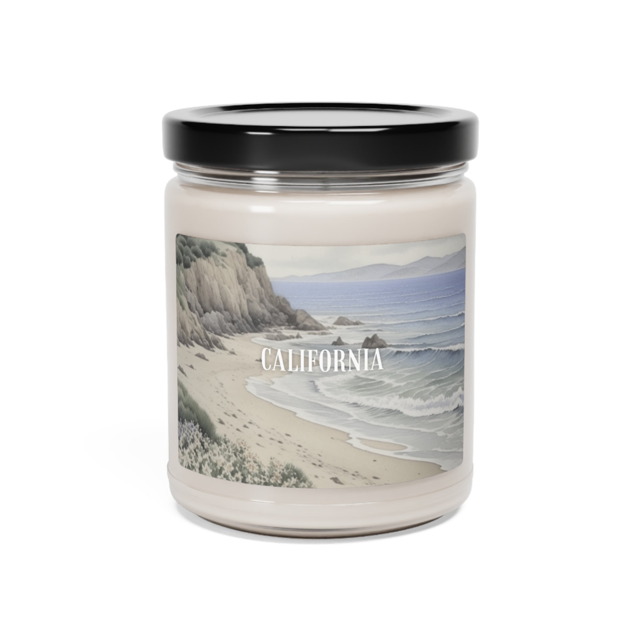 California Beach State Scented 100% Soy Candles, 9oz I California Gift ...