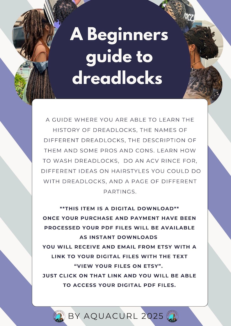 A Beginners Guide to Dreadlocks 28 Page Downloadable Document - Etsy