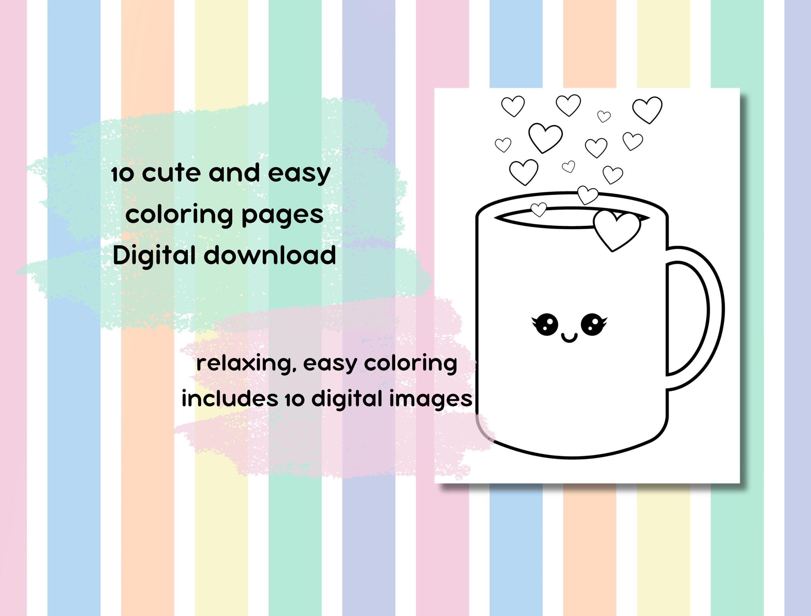 Cute Coloring Pages | Tiktok Coloring Pages | Relaxing Colouring | ASMR ...