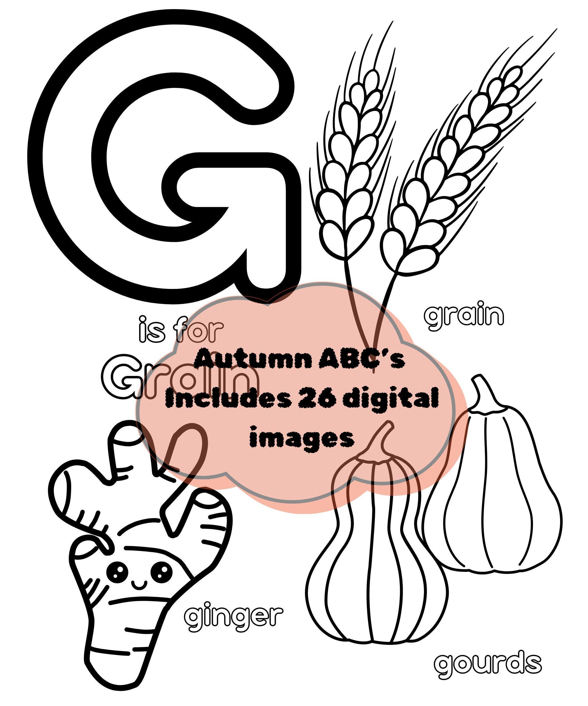 Autumn Abc's | Alphabet Activity for Preschool | Fall ABC for ...