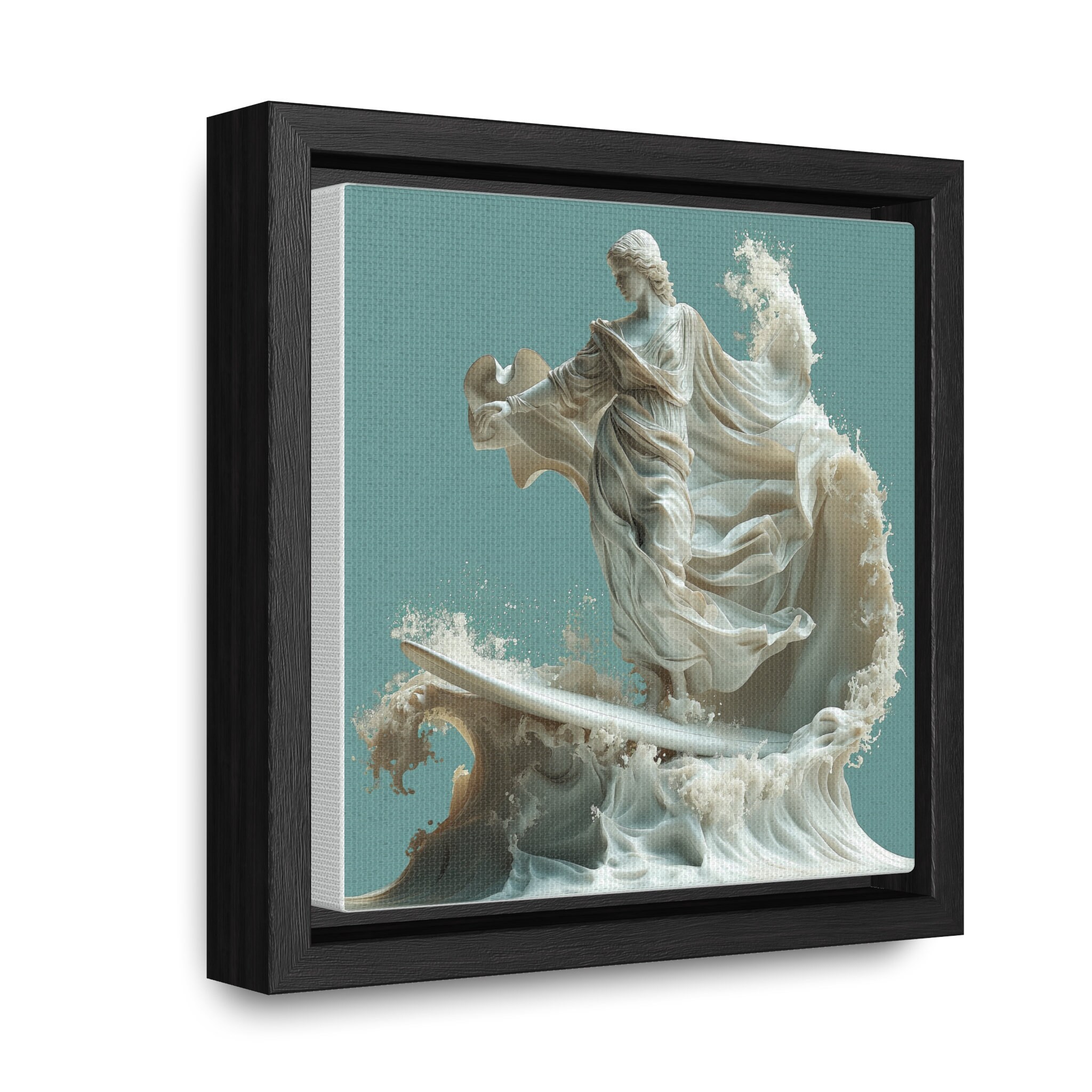 Canvas Wraps, Aegean Surfer Goddess Classical Greek Statue Art of Woman ...