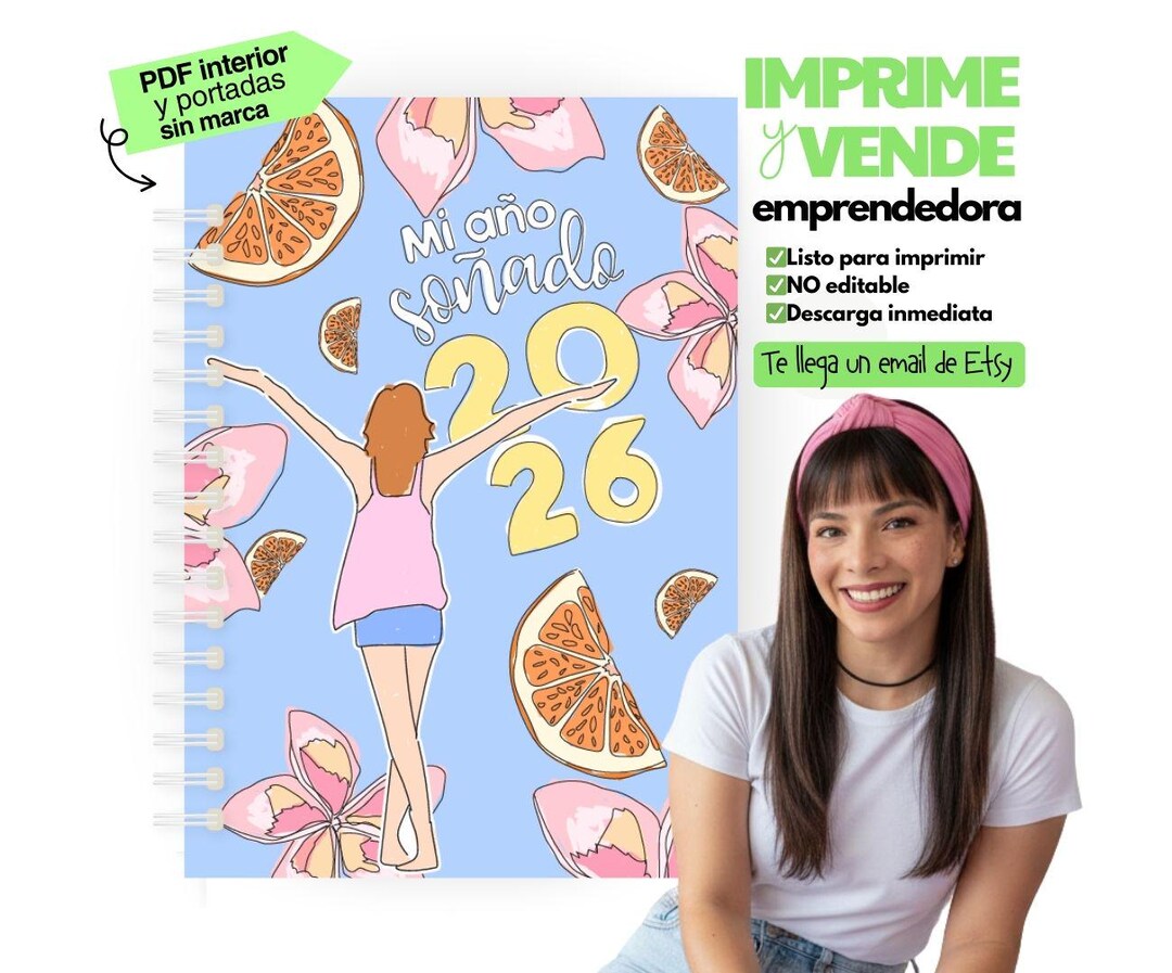 PRINT AND SELL 2026 Guided Manifestation Journal | A5 Digital File ...