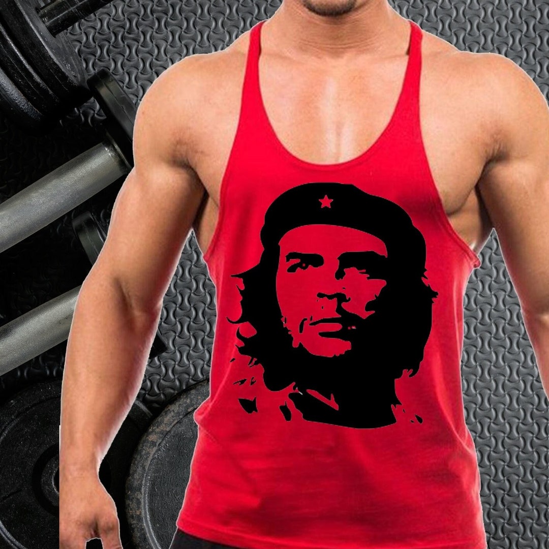 Che Guevara Gym Vest Stringer Bodybuilding Muscle Training Top Fitness ...