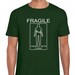 Fragile Handle With Care Mens T Shirt Top Funny Safety Sign Joke ...