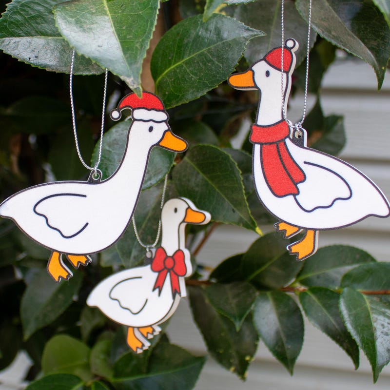Christmas Goose - Etsy