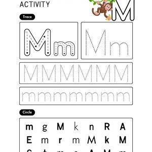 Traceable Digital Alphabet A-Z for Kids | Printable Handwriting ...