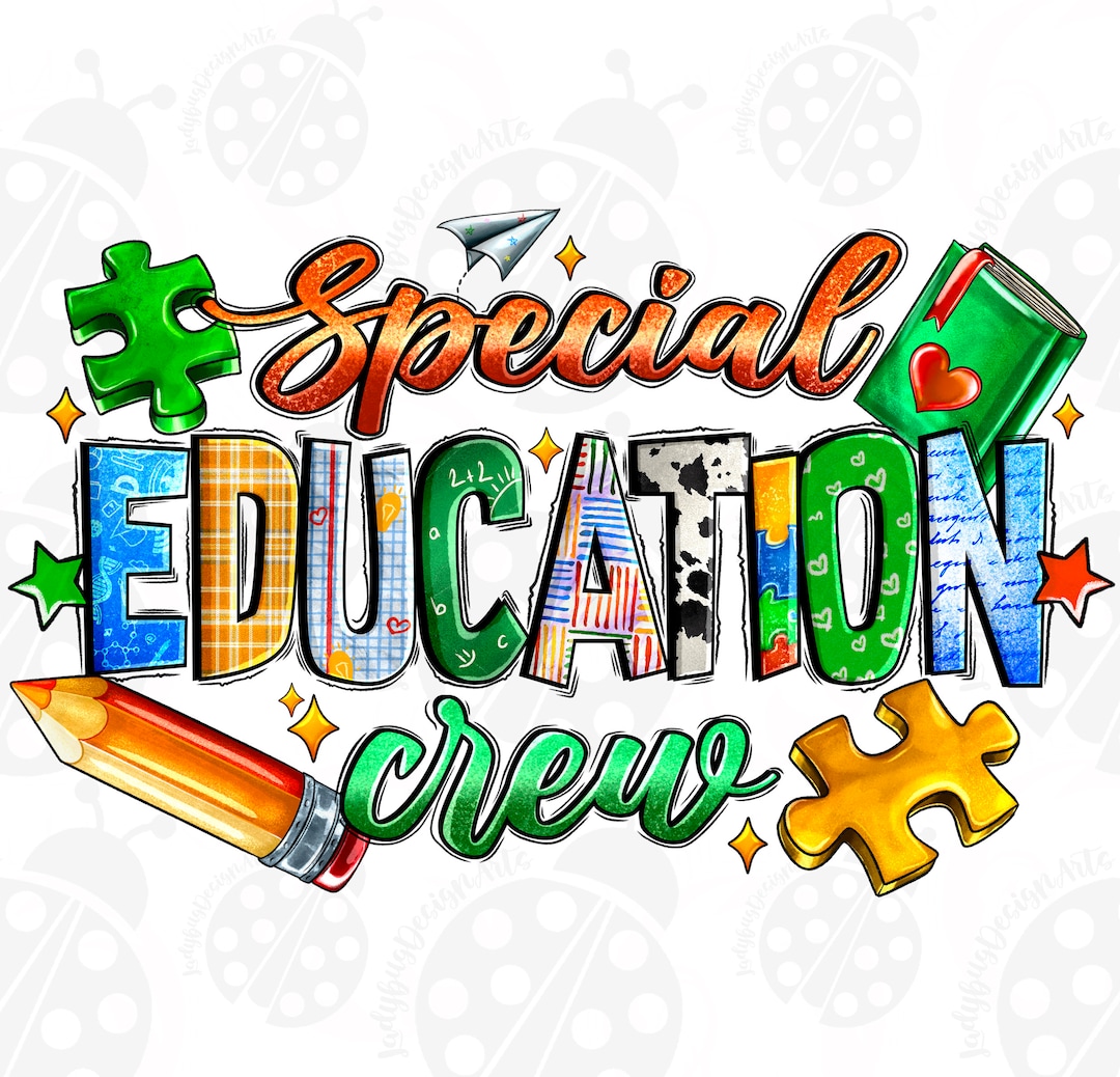 Special Education Crew Teacher Png Sublimation Design Download, Teacher Png,teacher's Day Png ...