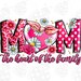 Mom the Heart of the Family Png, Happy Mother's Day, Sublimation Design ...