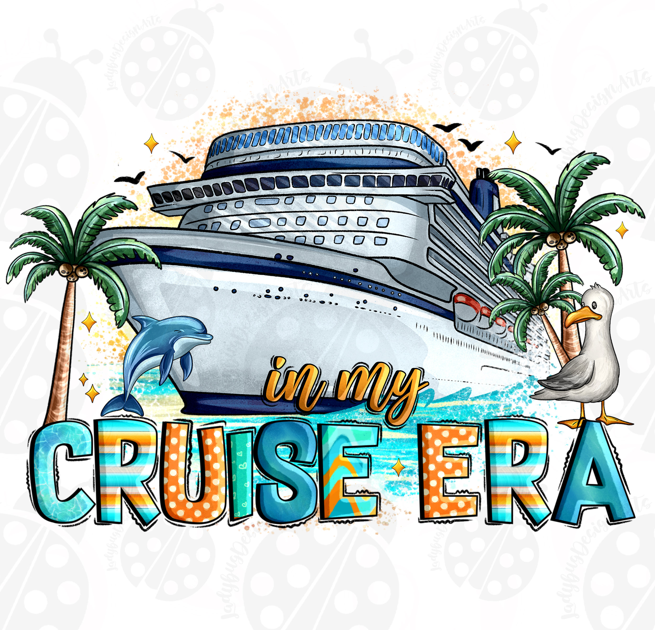 In My Cruise Era Png Sublimation Design, 2024 Family Trip, Cruise 2023 ...