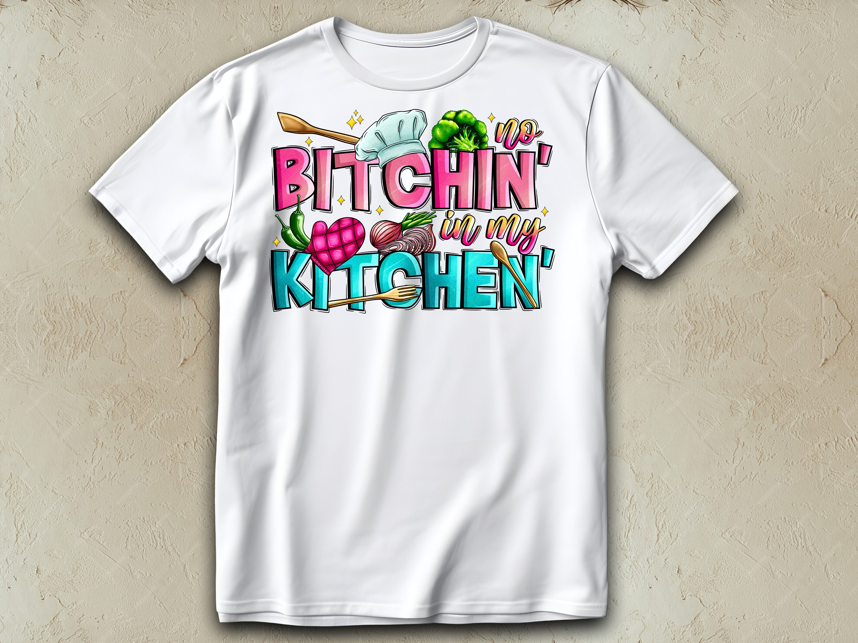 No Bitchin' in My Kitchen Png Sublimation Design Download, Cooking Png ...