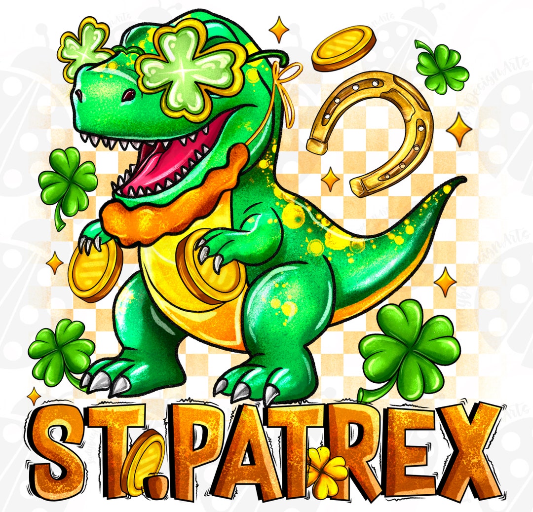 St Patrex Png Sublimation Design, Funny St Patricks Png, Patricks PNG ...