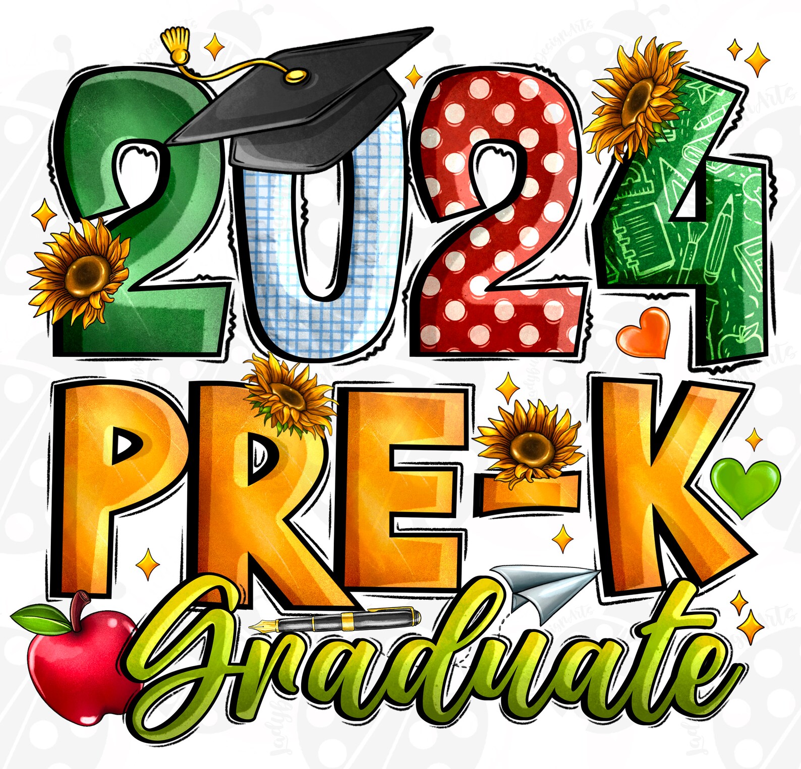 2024 Pre-k Graduate PNG, Last Day of School Png, Pre-k 2024 Png ...