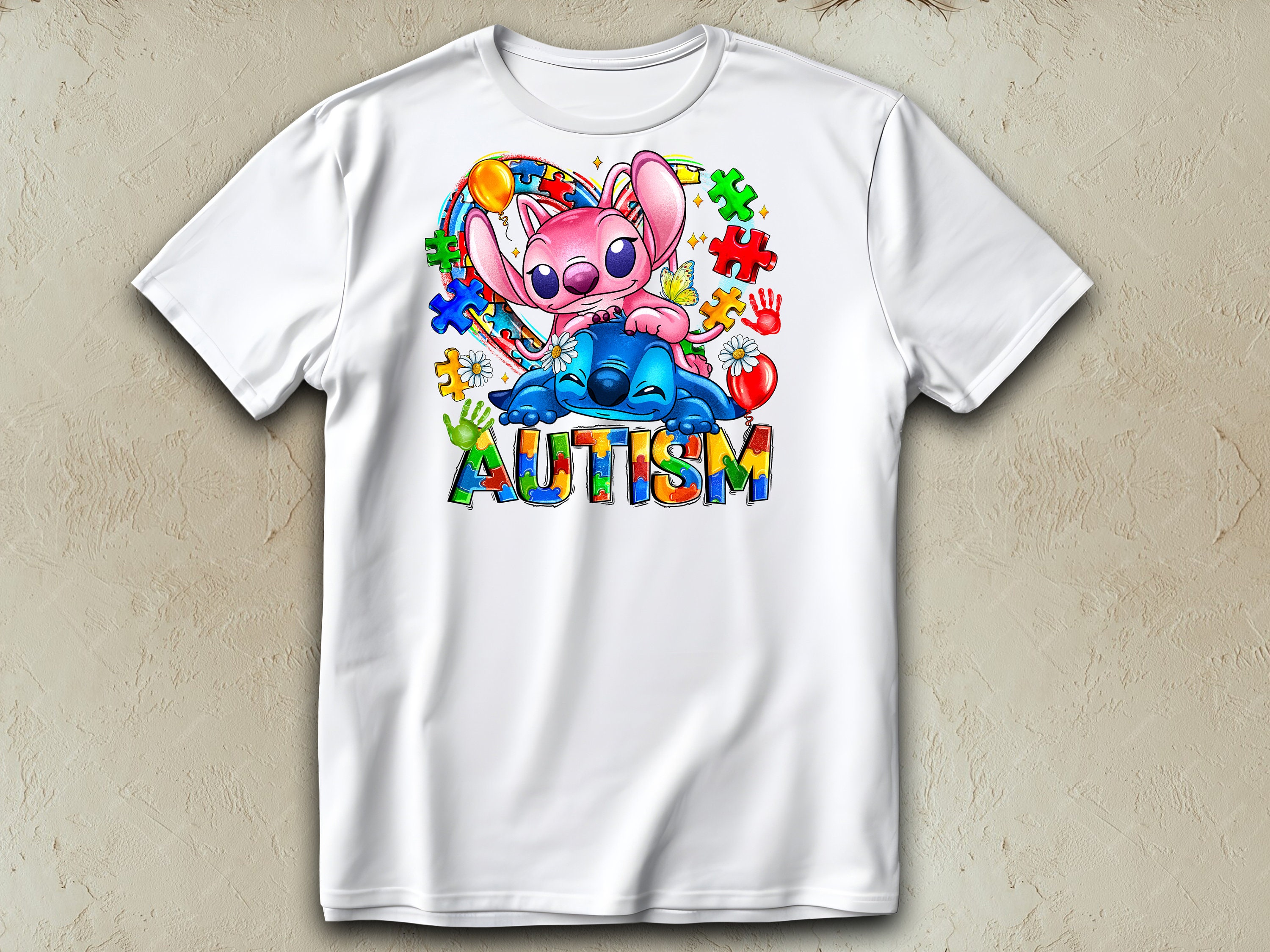 Autism Stitch With Lilo Png, Sublimation Design Download, Autism ...