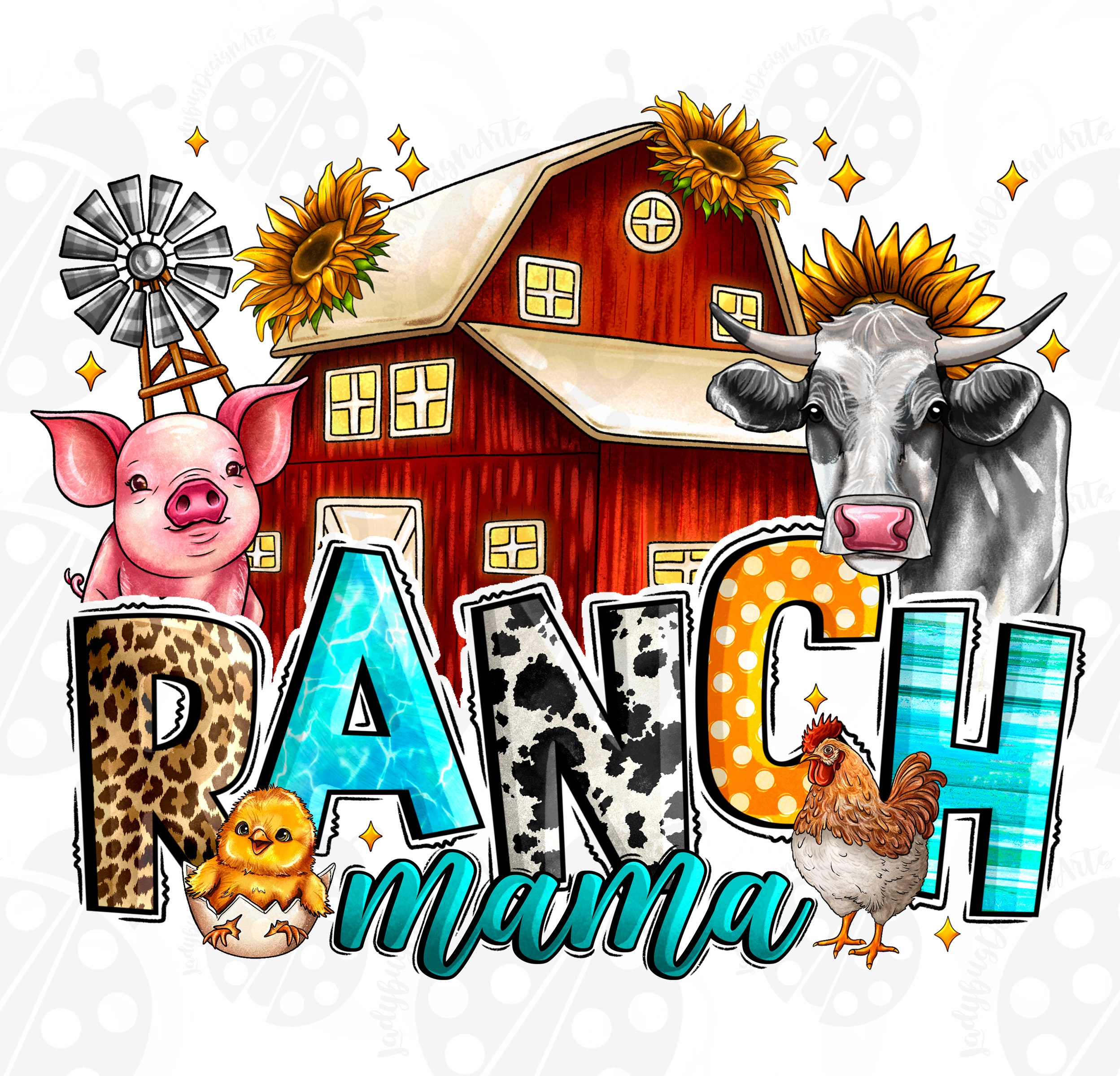 Ranch Mama Png Sublimation Design Download, Farm Life Png, Mother's Day ...