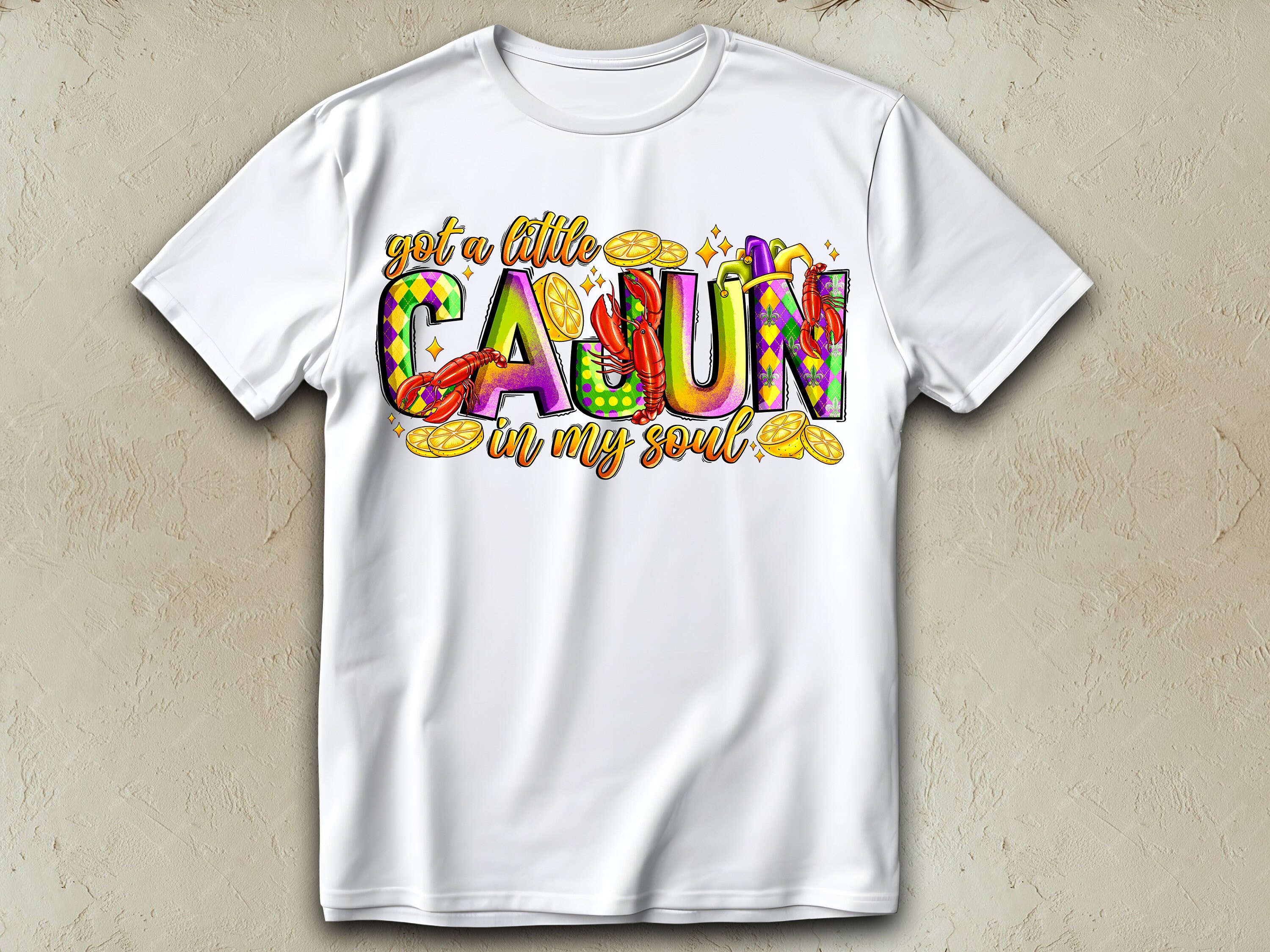 Got A Little Cajun in My Soul Png, Sublimation Design Download, Happy ...