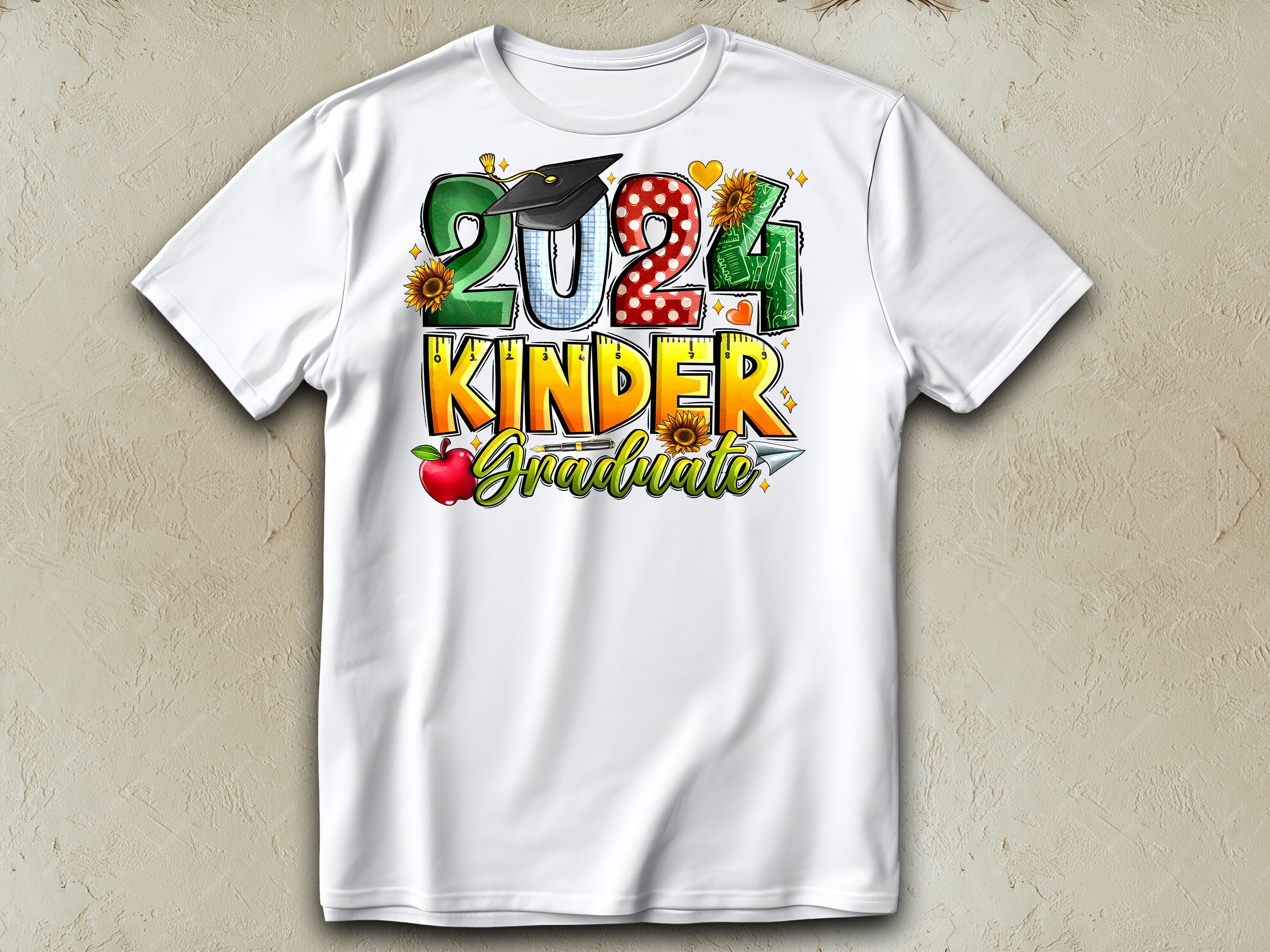2024 Kinder Graduate Png, Kindergarten Graduation Png Sublimation ...