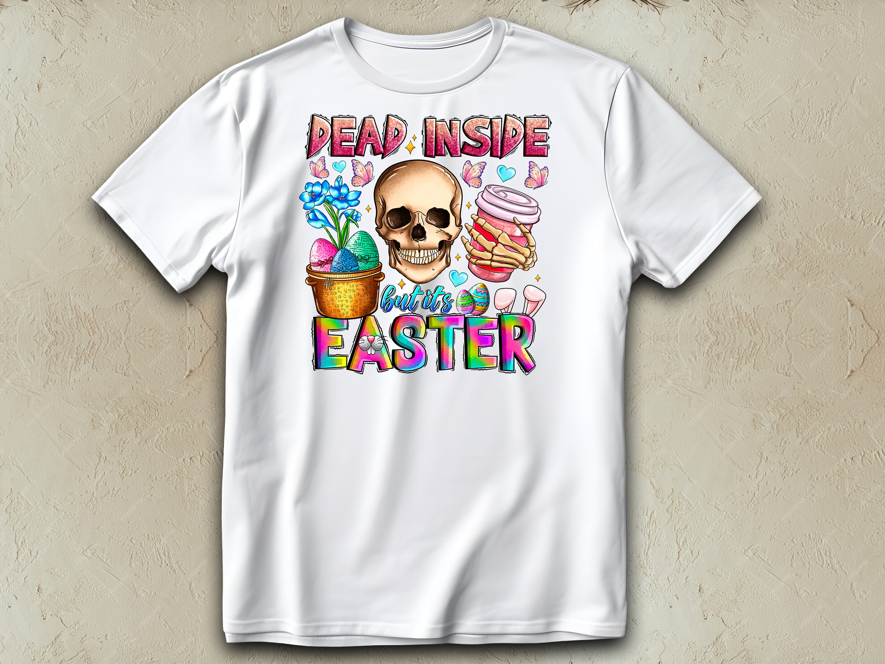 Dead Inside but It's Easter Png, Sublimation Design, Easter Day Png ...