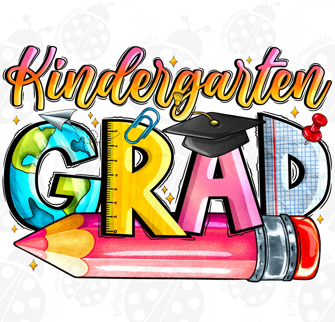 Kindergarten Grad Png, Kinder Graduate 2024 Png, Kindergarten ...