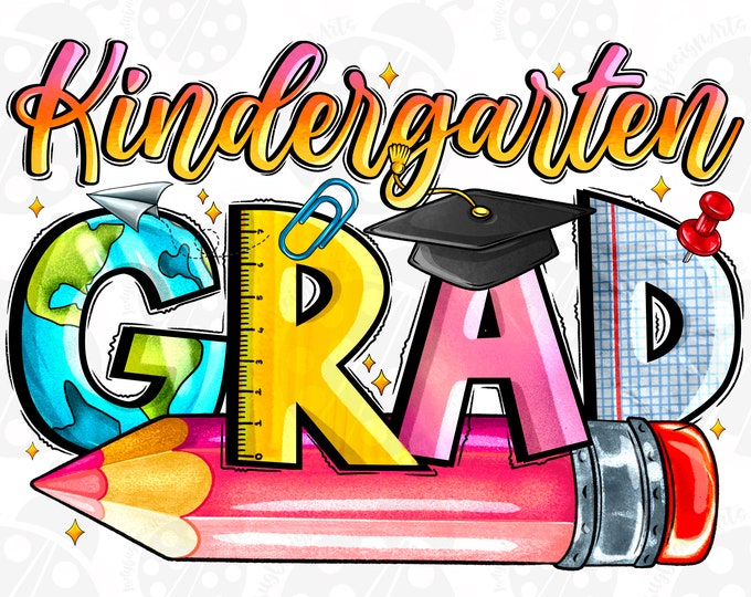 Kindergarten Grad Png, Kinder Graduate 2024 Png, Kindergarten ...